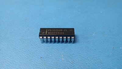 (5 PC) P51C259H-25 INTEL Static Column DRAM, 64KX4, 250ns, CMOS, PDIP18 ...
