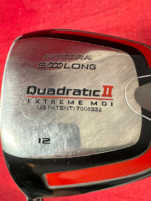 Integra Sooolong Quadratic II Extreme MOI 12 FGS LEFT GOLF DRIVER NEED NEW SHAFT | eBay