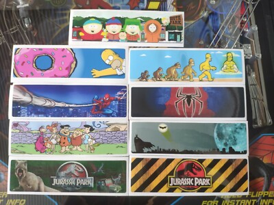 Pinball coin door decals Stern Bally Williams | eBay