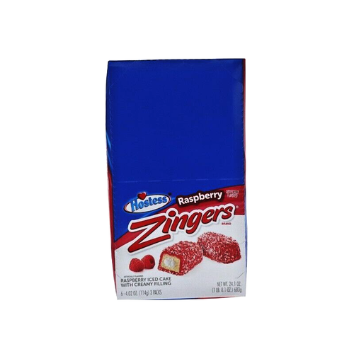 Hostess Zinger Raspberry Snack Cakes 6 Count - 4.02 oz | eBay