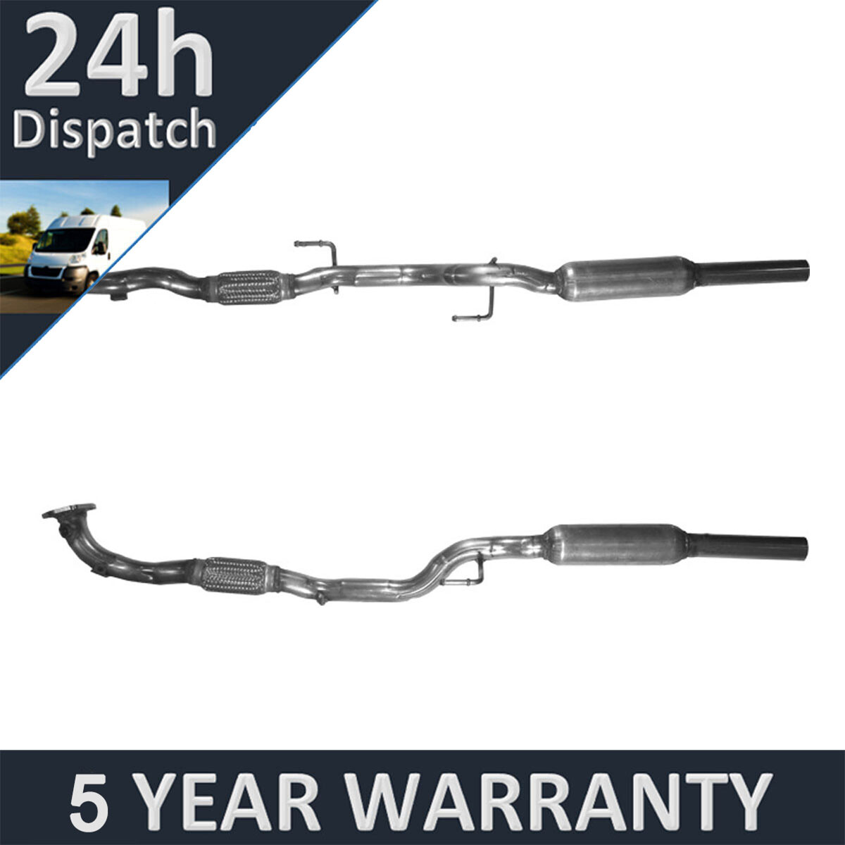 Fits VW Polo Skoda Fabia Seat Ibiza 1.2 Purevue Front Exhaust Pipe Euro ...