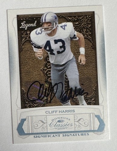 2009 Donruss Classics Significant Signatures Cliff Harris Auto 18/25 | eBay