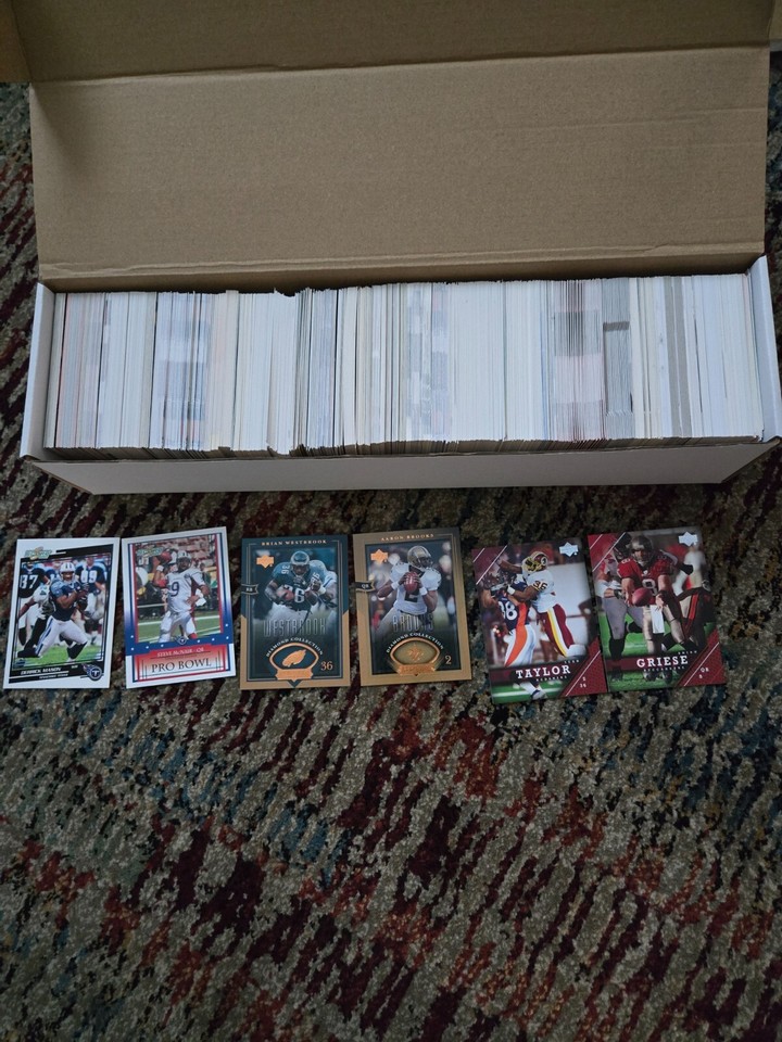 Huge Massive Sports Card Lot Over 8,OOO Cards Stars, Rookies ...