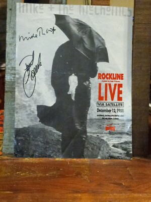 Mike And The Mechanics Autographed Mike Rutherford Paul Carrack Squeeze ...