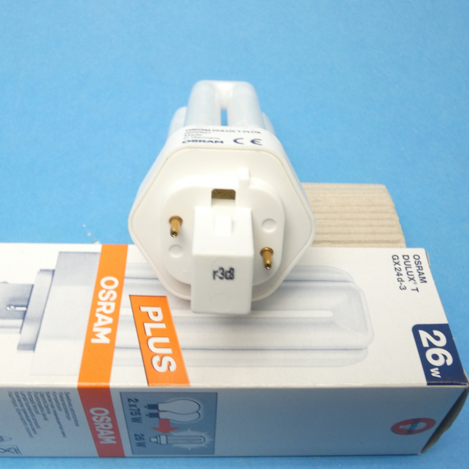 Plt 26w 2 Pin OSRAM Extra Warmwhite/827 Compact Fluorescent Light Bulb ...