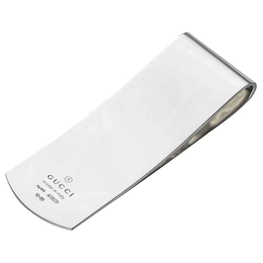 Gucci Money Bill Clip GG Logo Silver Stainless 60x20mm | eBay