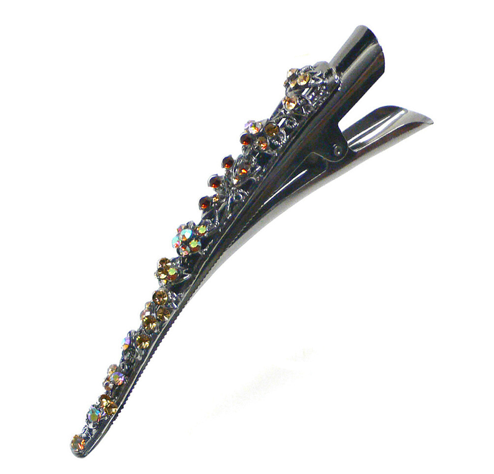 Crystal Alligator Duckbill Hair clip Beak Clip Long Duck Bill Clip ...
