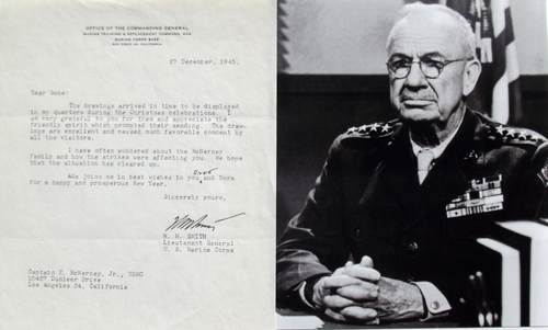 General Holland 'Howlin Mad' Smith U.S. Marine Corps Commander ...