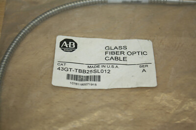 Allen Bradley Glass Fiber Optic Cable 43GT-TBB25SL012 Series A | eBay