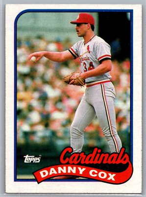 Danny Cox 1989 Topps BASEBALL #562 St. Louis Cardinals | eBay