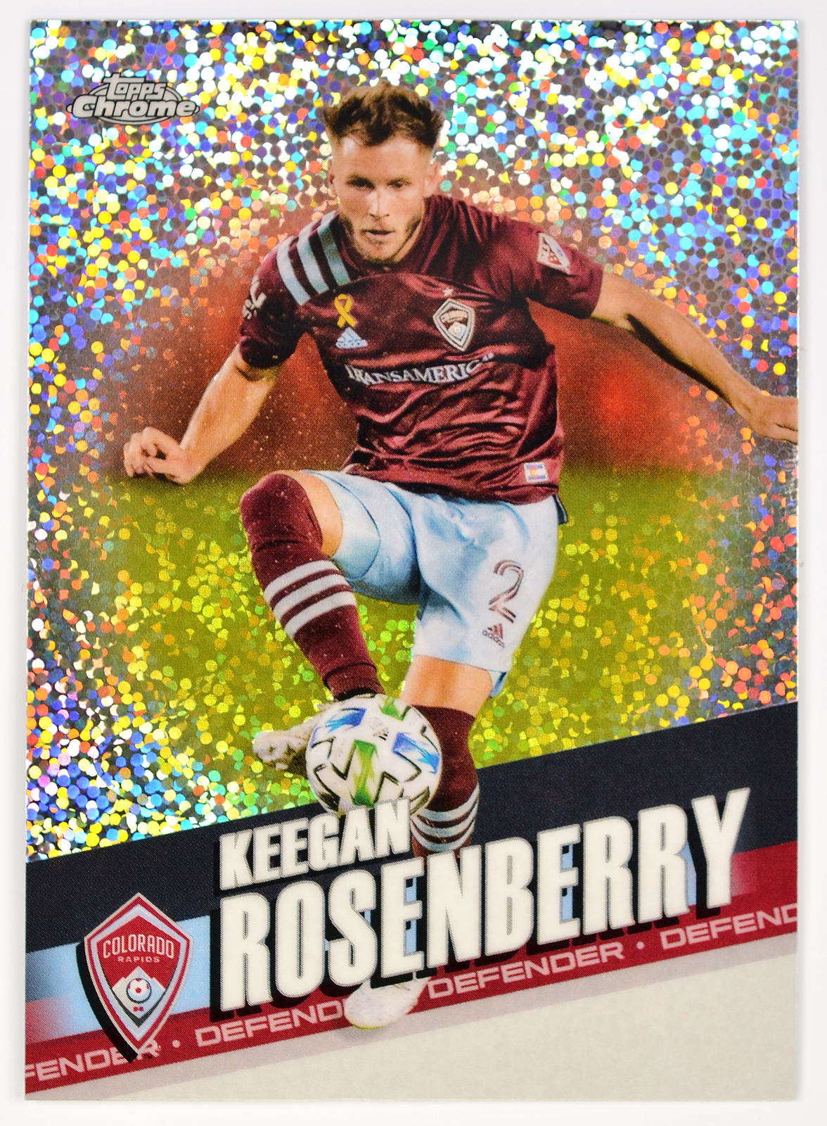 KEEGAN ROSENBERRY - 2022 Topps Chrome MLS Speckle #142 Colorado Rapids ...