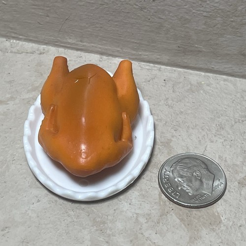 Mattel Barbie Doll Replacement Thanksgiving Turkey On Scalloped White ...