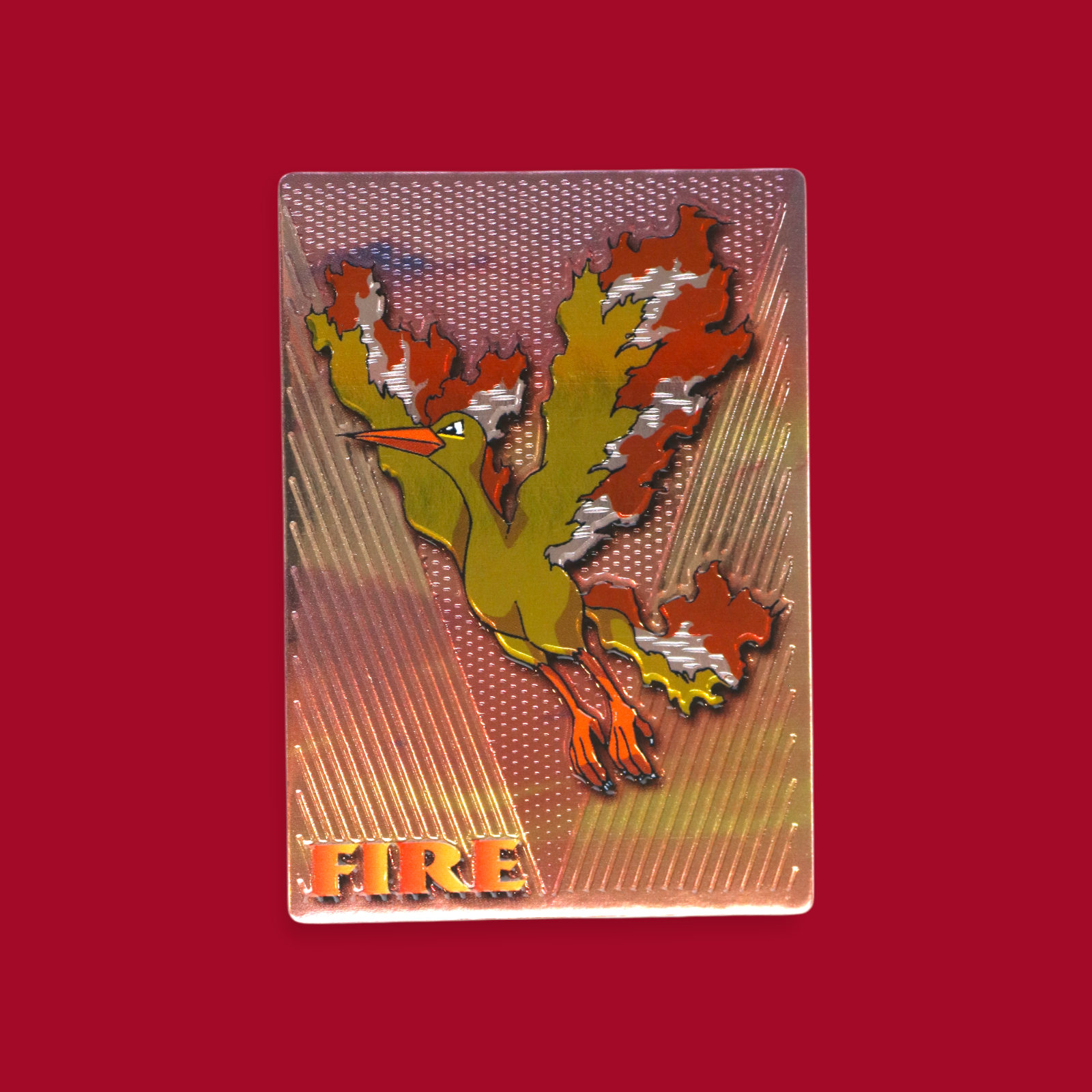 MOLTRES (FIRE)--JAPANESE MEIJI EMBOSSED PROMO FOIL POKEMON CARD | eBay