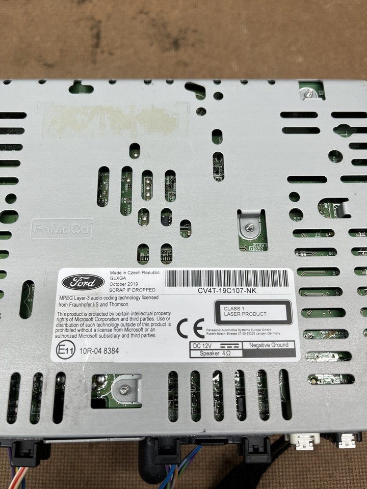 FORD KUGA MK2 RADIO CD HEAD UNIT CV4T-19C107-NK 2017-2019 LL19 | eBay UK