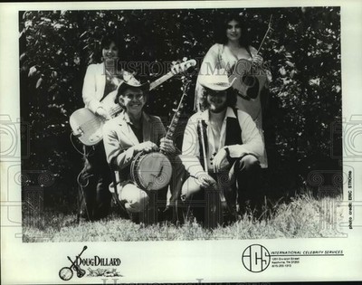 Press Photo Four Members of The Doug Dillard Band, Entertainers ...