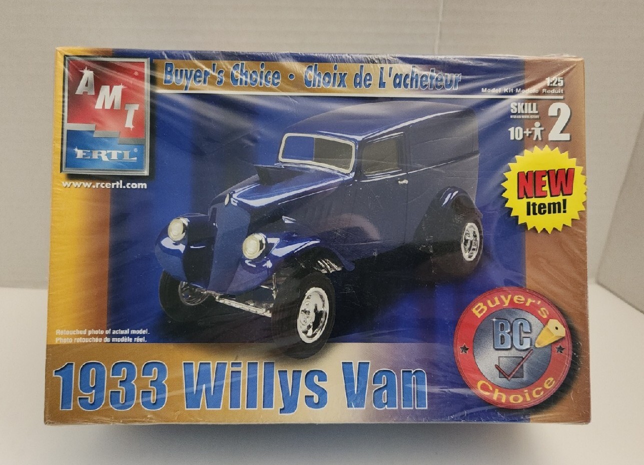 1933 Willys Van - AMT 1/25 Scale Model Kit *REBAGGED* | eBay