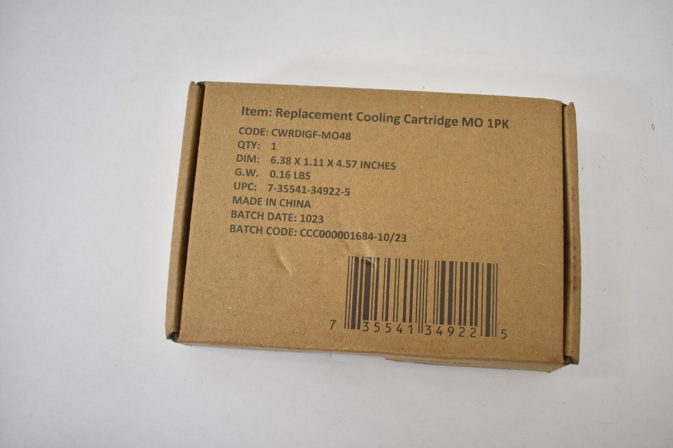 Water Tank Replacement Cooling Cartridge MO Blue 4-1/4" x 6" Summer ...