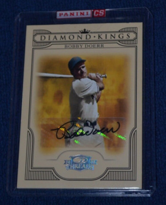 2008 Donruss Threads Diamond Kings Bobby Doerr Auto 199/250 *BOSTON* | eBay