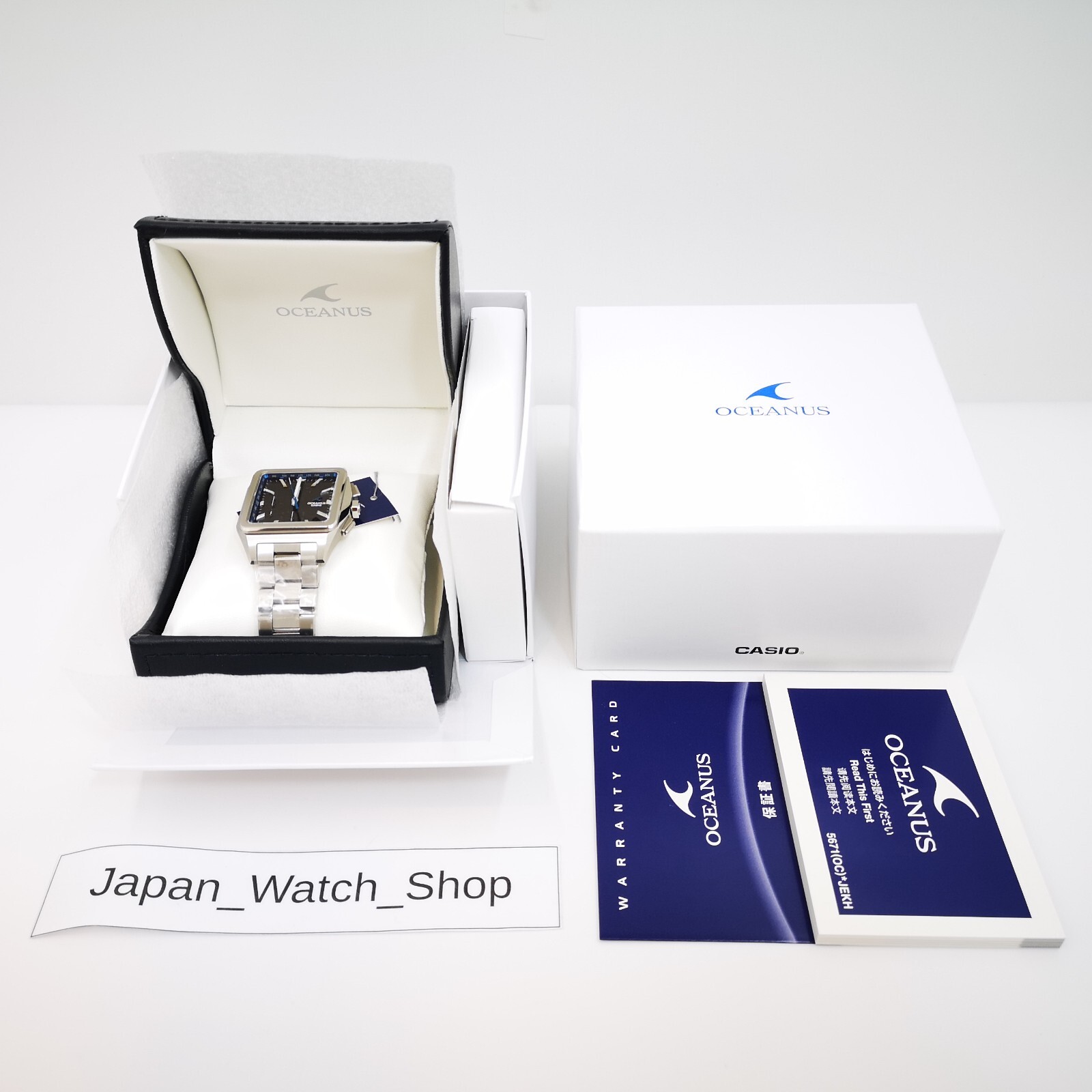 CASIO OCEANUS Classic Line OCW-T5000-1AJF Black Bluetooth Men's Watch ...