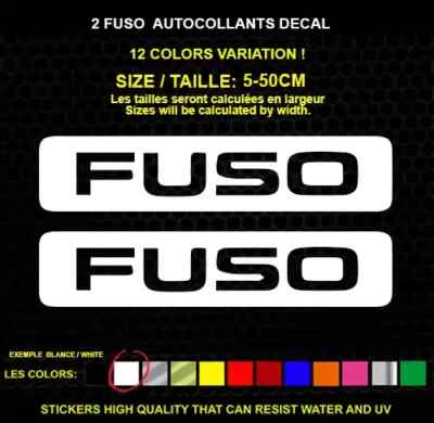 2 FUSO autocollant Véritable decal autocollant STICKERS IMPERMÉABLE | eBay