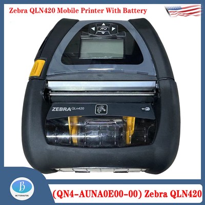 (QN4-AUNA0E00-00) Zebra QLN420 Mobile Printer WiFi, Bluetooth，With ...