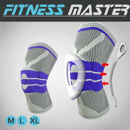 Full Knee Support Brace Protector Medial Patella Strap Compression ...