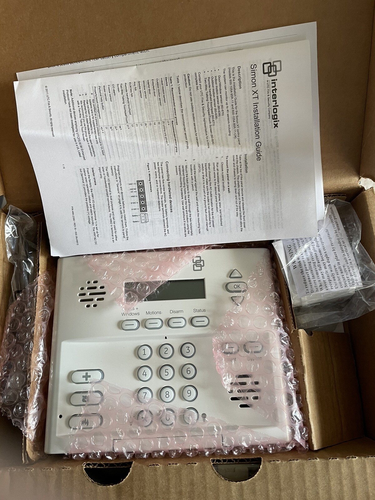 INTERLOGIX 80-632-3N-XT SIMON XT Starter Pkg A1 w/o X10 | eBay