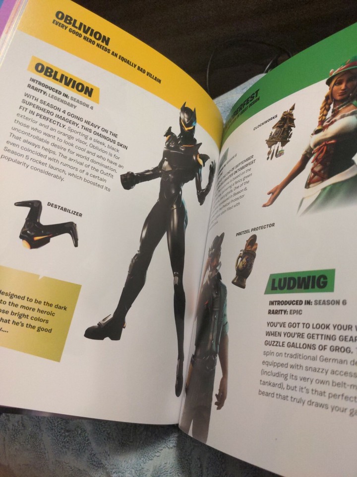 FORTNITE Official Outfits Skins Collectors' Edition Hardcover Battle ...