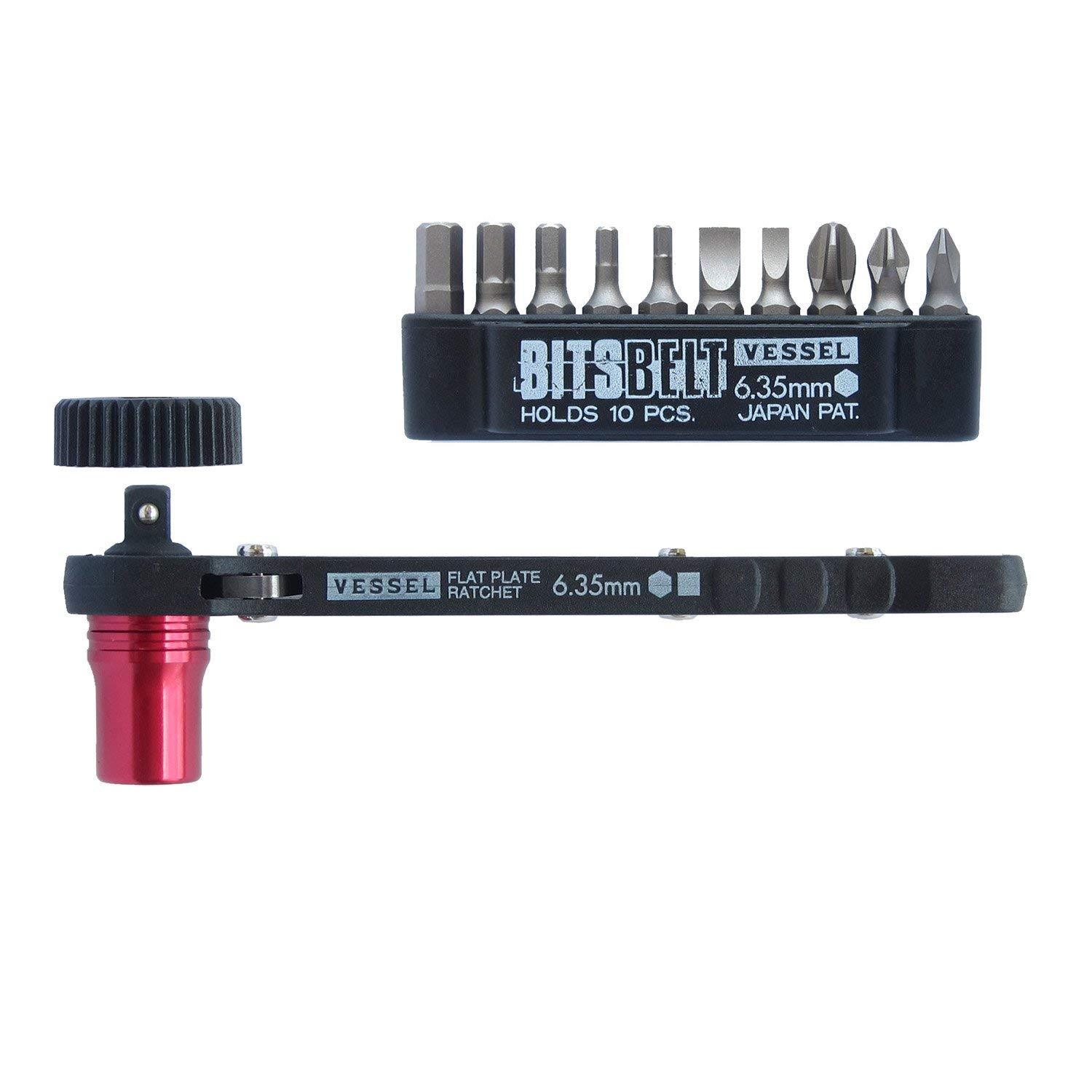 VESSEL Plate Ratchet Screw Catcher Bits Set TD-73MC made in Japan | eBay