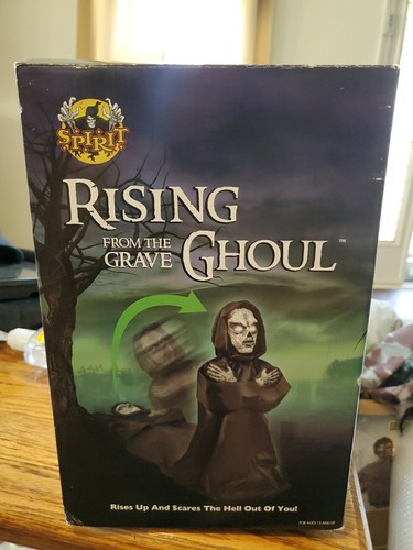 Spirit Halloween Animatronic⭐️Rising From The Grave Ghoul⭐️Sound ...