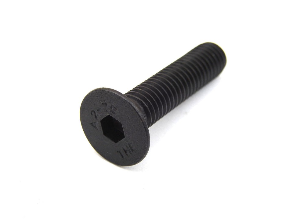 BLACK A2 STAINLESS STEEL SOCKET COUNTER SUNK SCREWS ALLEN KEY BOLTS | eBay