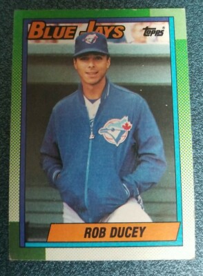 1990 Topps Toronto Blue Jays Baseball Card #619 Rob Ducey | eBay