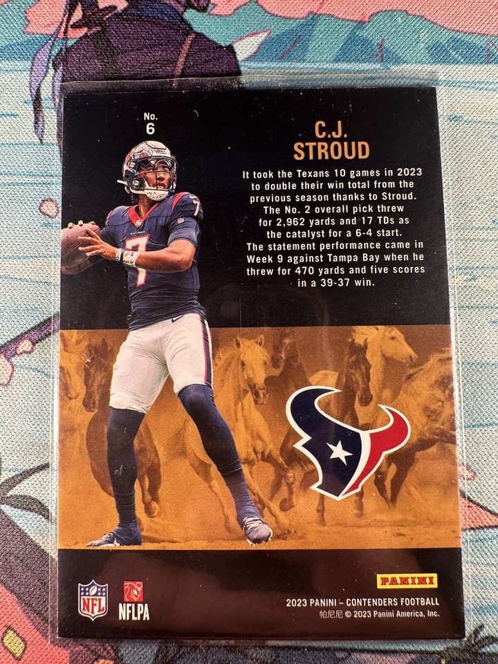 Cj Stroud Rookie Stallions Card