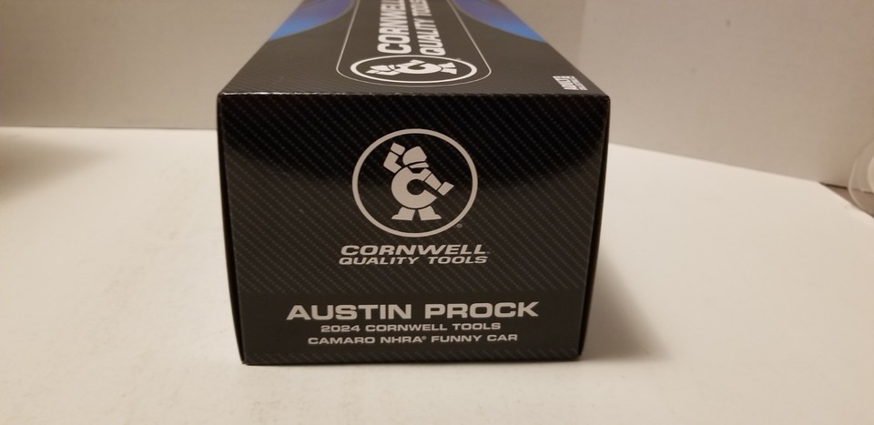 Austin Prock 2024 Cornwell Tools Funny Car 1/24Auto World Dual Signed ...