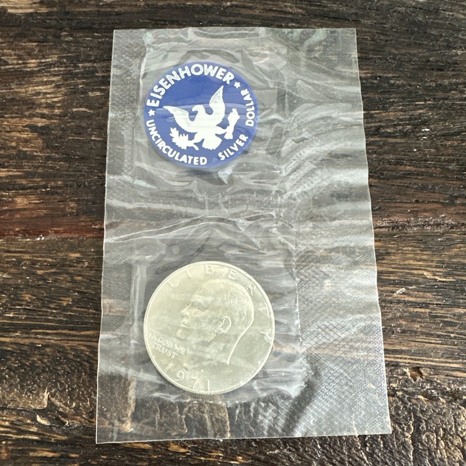 1971-S Eisenhower Uncirculated Silver Dollar Blue Pack | eBay