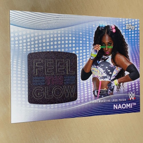 2021 Topps WWE Women's Division Superstar Naomi #SLP-NM /199 Logo Patch ...