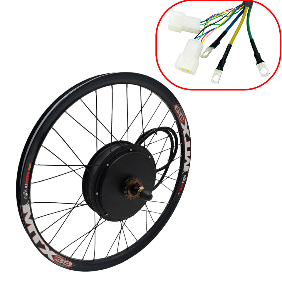 72V 5000W 26'' 27.5'' 29'' Ebike MTX39 Rim Rear Motor Wheel Dropout ...