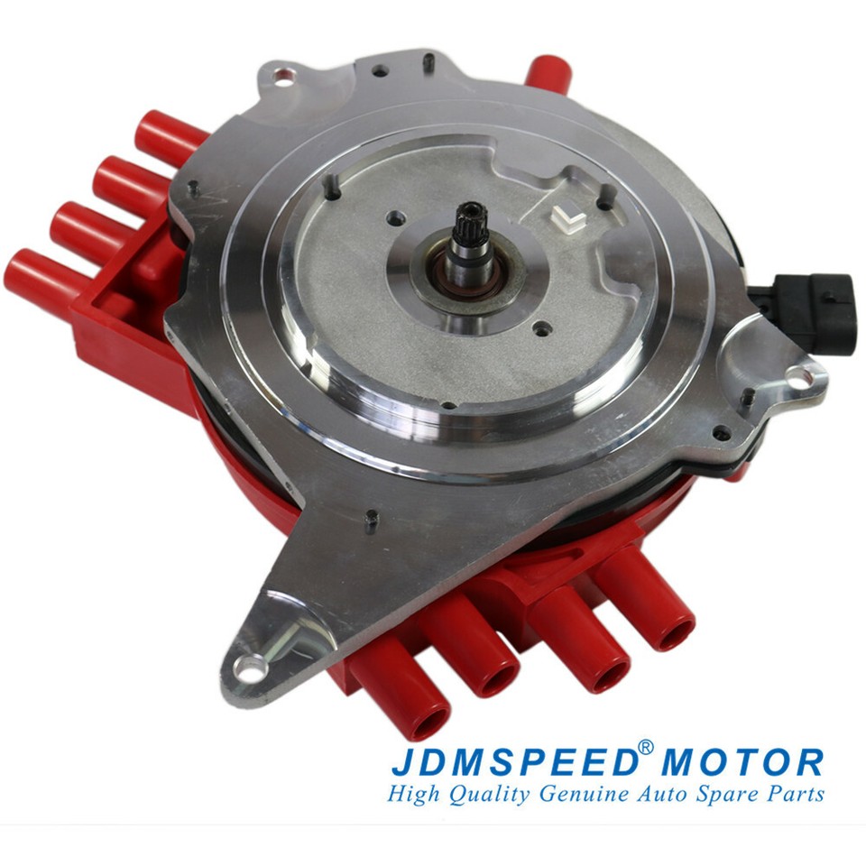 JDMSPEED Red Ignition Distributor With Wire Harness for Chevy Pontiac ...