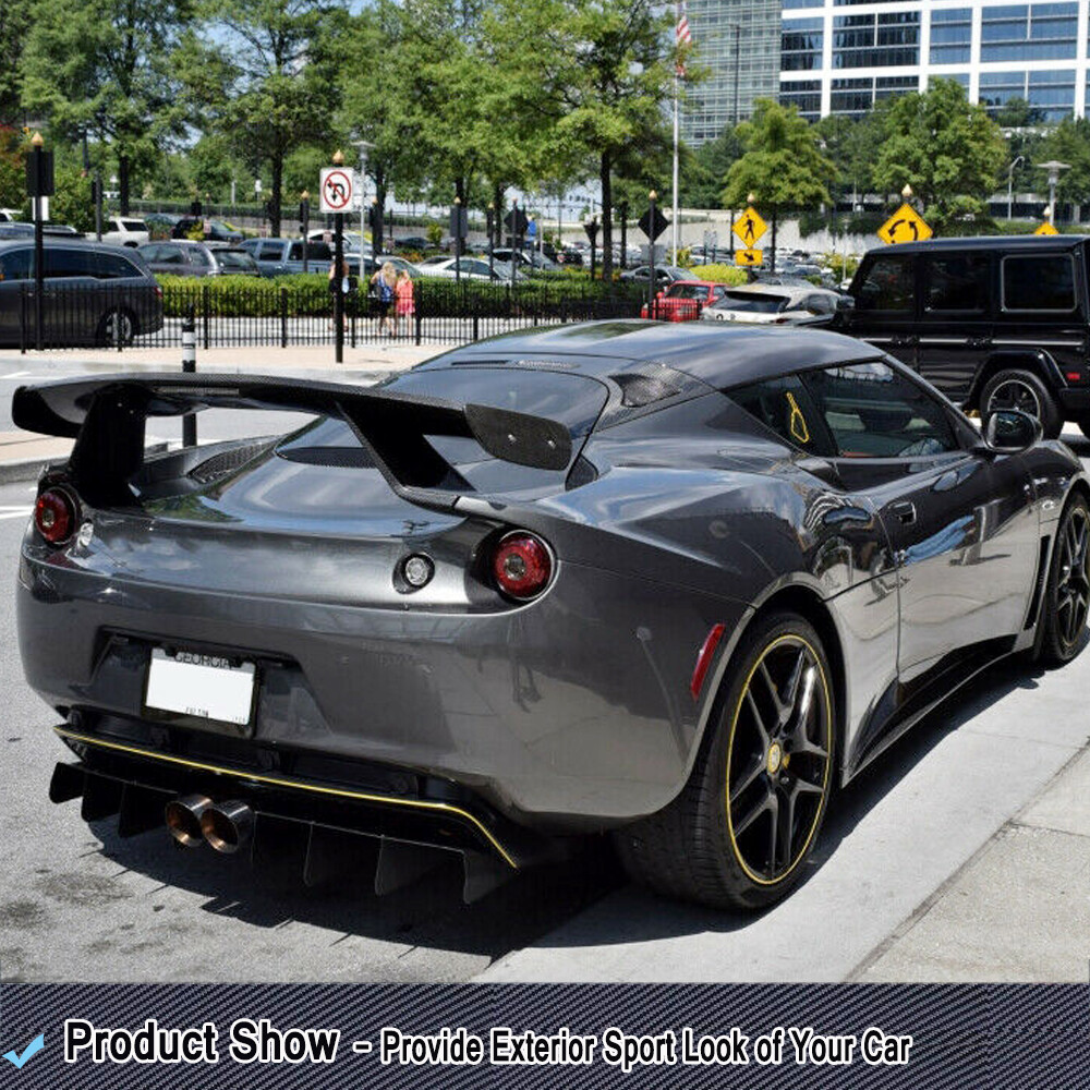 Carbon Fiber Rear Trunk Spoiler Highkick Wing Lip For Lotus Evora Coupe ...