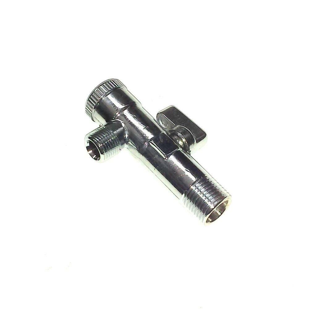Unbranded 26-10354 Strainer Ball Valve 1/2 NPT Male Inlet 3/8 NPT Male ...