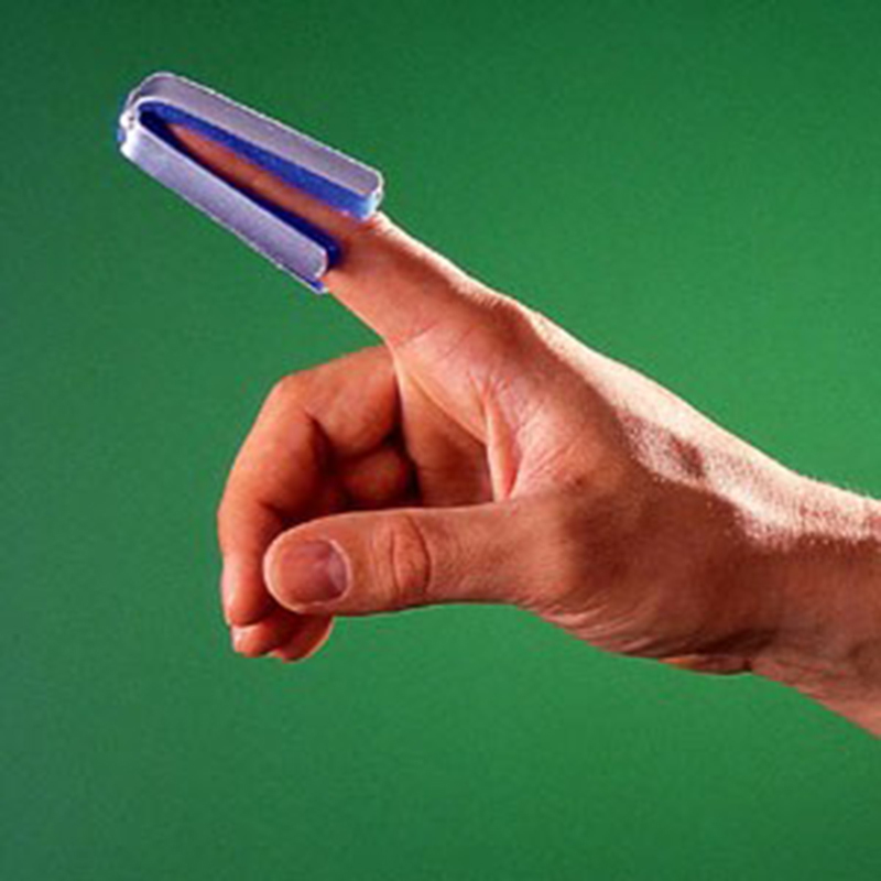 OPPO 4283 Open Thimble Splint Baseball Finger Thumb Support Brace Metal ...