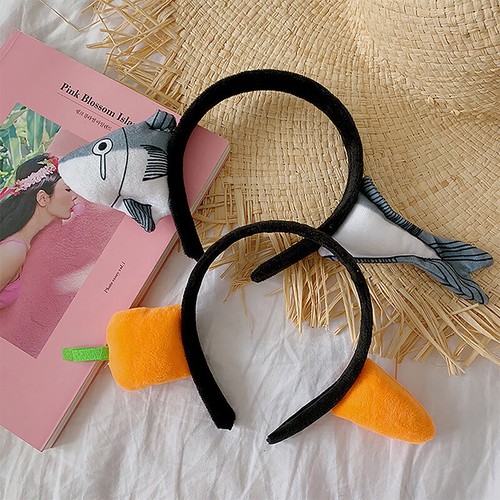 Fashion Hair Accessories Wearing Salted Fish Hairband Hairpin Adult ...
