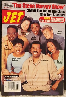 JET Magazine February 12 2001 The Steve Harvey Show Cedric Santana ...