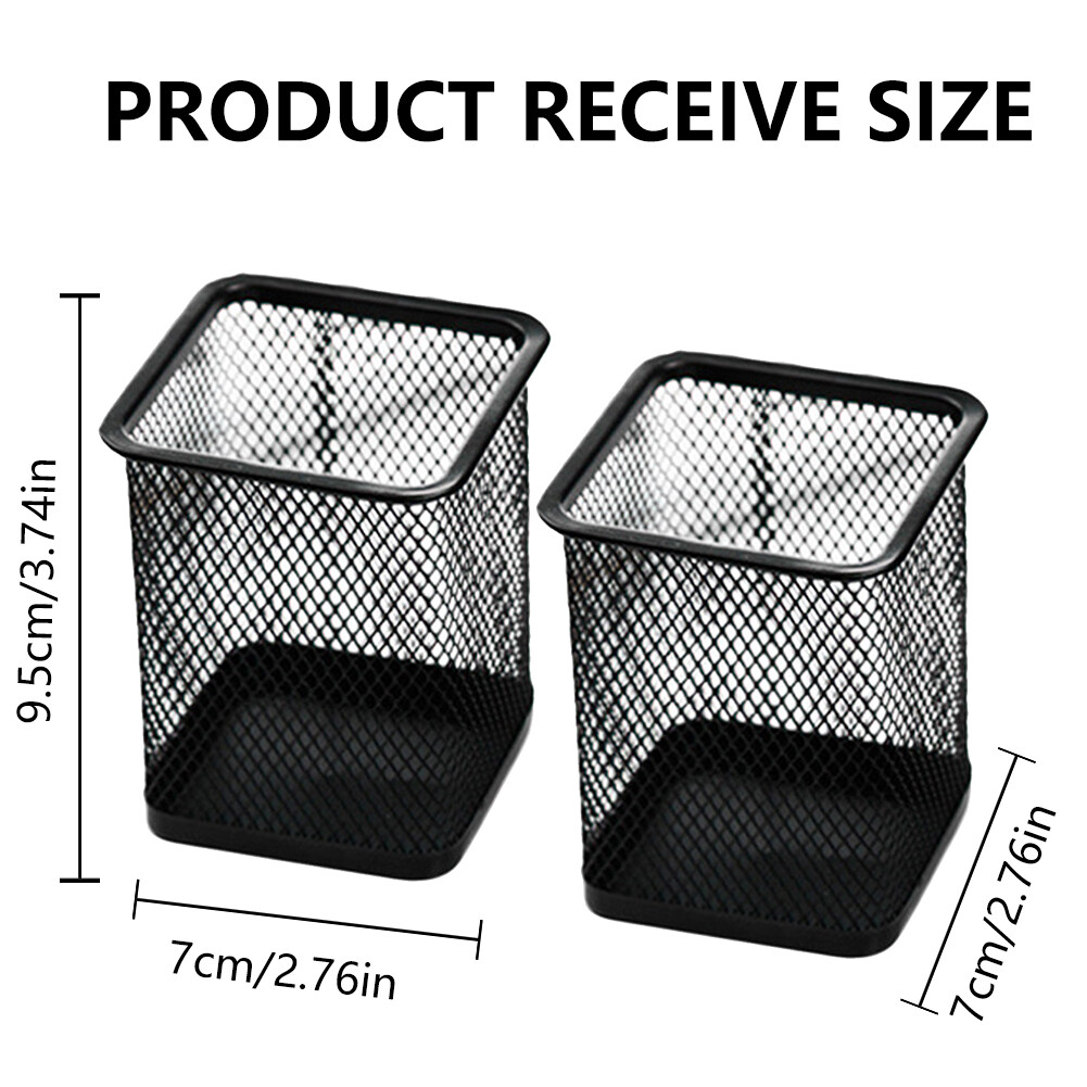 2pcs Portable Storage Products Home Desk Accessories Pencil Holder Wire ...