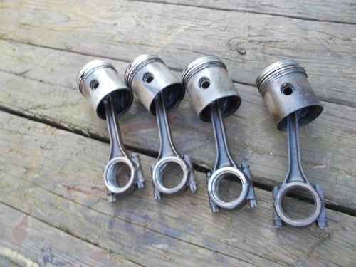 Case VAC Tractor engine motor 4) pistons piston rods rod caps rings | eBay