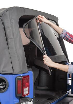 New Rear Window for 07-18 Jeep Wrangler JK with Original Mopar Soft Top ...