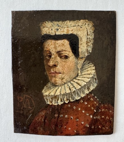 Paintings Antique, Portrait On Copper 17ou 18ème | eBay