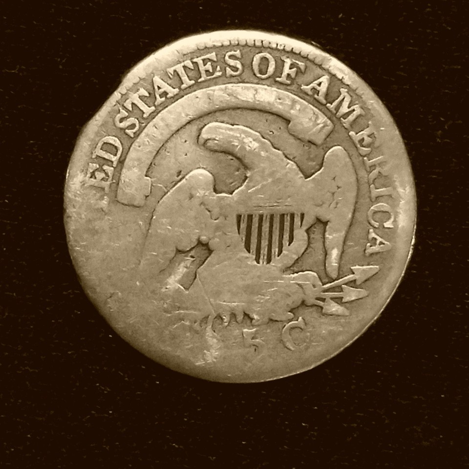 1829 capped bust half dime Strike Through Clogged Dies Grease Error | eBay