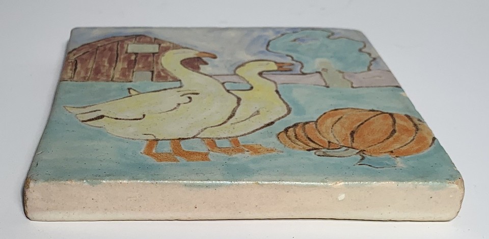 AMERICAN ART POTTERY TILE DUCKS ARTS & CRAFTS PERIOD | eBay