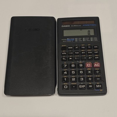 Casio FX-260 SOLAR Fraction Scientific Calculator | eBay